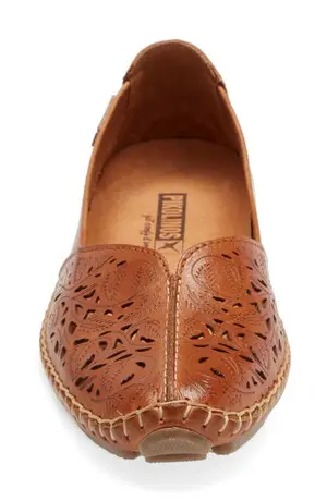 Pikolinos Jerez Perforated Loafer - Brandy Leather
