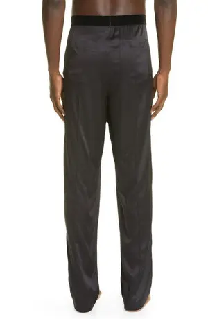 TOM FORD Stretch Silk Pajama Pants - Black