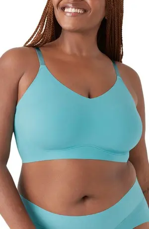 TRUE & CO True Body Lift Full Cup Triangle Bra Aqua