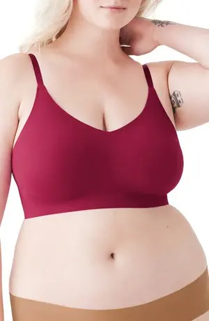 TRUE & CO True Body Lift Full Cup Triangle Bra Beet Red