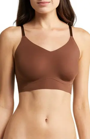 TRUE & CO True Body Lift Full Cup Triangle Bra Chestnut