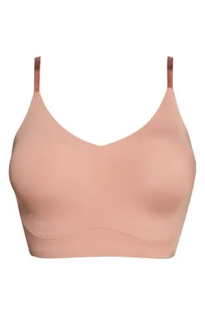 TRUE & CO True Body Lift Full Cup Triangle Bra Whiskey Rose