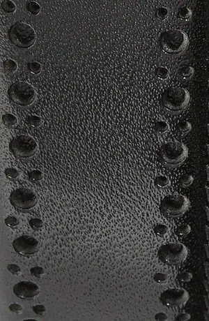 Johnston & Murphy Perforated Leather Belt - Black
