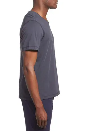 Daniel Buchler Peruvian Pima Cotton V-neck T-shirt - Ink