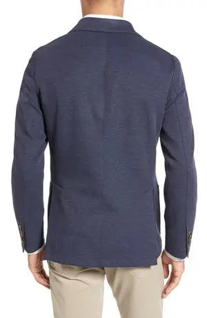 Eleventy Slim Fit Jersey Sport Coat - Denim