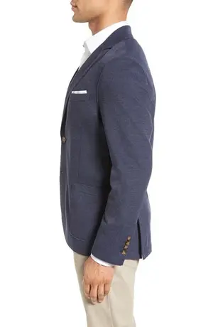Eleventy Slim Fit Jersey Sport Coat - Denim