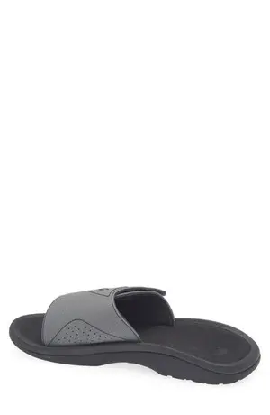Olukai Nalu Slide Sandal - Rock/black