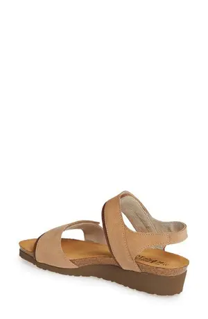 Naot Aisha Wedge Sandal - Nude