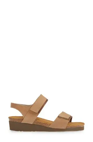 Naot Aisha Wedge Sandal - Nude