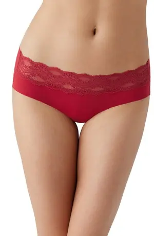 Wacoal B.bare Hipster Panties Haute Red
