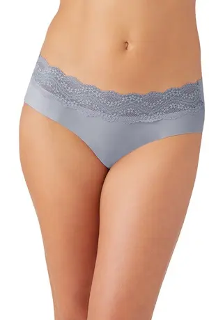 Wacoal B.bare Hipster Panties Lilac Gray