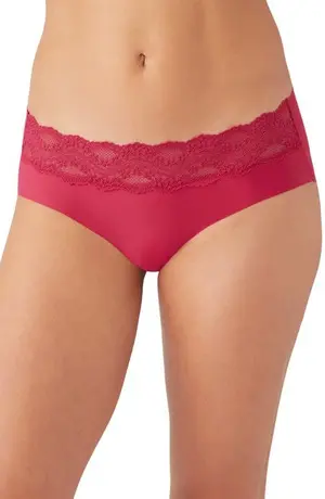 Wacoal B.bare Hipster Panties Persian Red