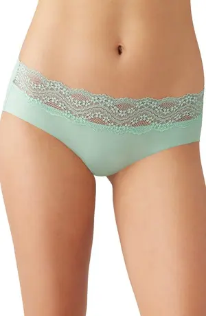 Wacoal B.bare Hipster Panties Silt Green