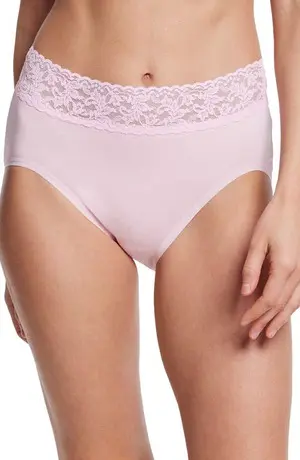 Hanky Panky Stretch Supima® Cotton French Briefs - Bliss Pink