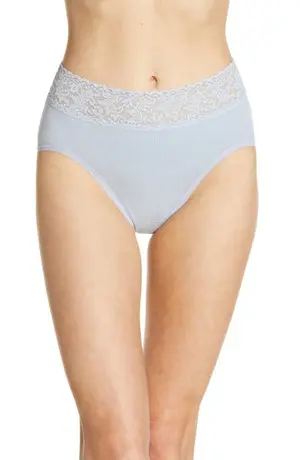 Hanky Panky Stretch Supima® Cotton French Briefs Dove Grey
