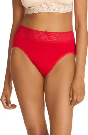 Hanky Panky Stretch Supima® Cotton French Briefs Red