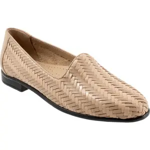 Trotters Liz Iii Flat - Beige/beige Metallic