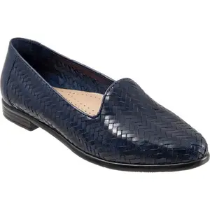 Trotters Liz Iii Flat - Navy Leather