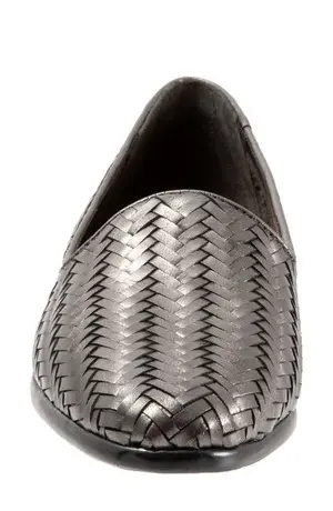 Trotters Liz Iii Flat - Pewter