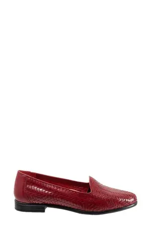 Trotters Liz Iii Flat - Red Leather