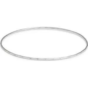 NASHELLE Bamboo Bangle - Silver