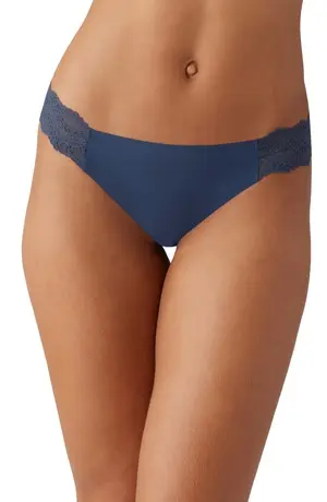 Wacoal B.bare Thong Crown Blue
