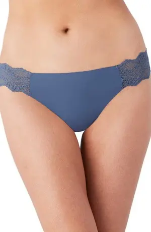 Wacoal B.bare Thong Vintage Indigo