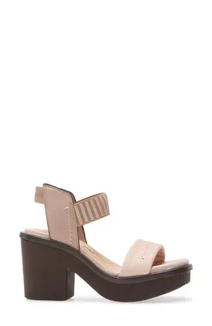 NAKED FEET Basalt Platform Sandal