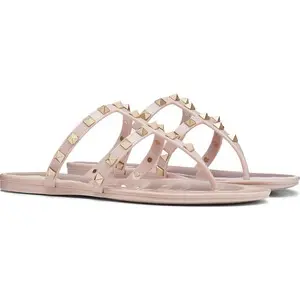 Valentino Garavani Rockstud Jelly Sandal - Poudre