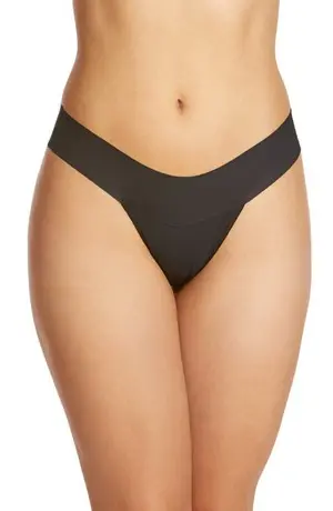 Hanky Panky Breathe Natural Thong - Black