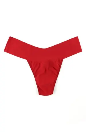 Hanky Panky Breathe Natural Thong - Cherryade Red