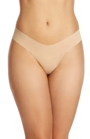 Hanky Panky Breathe Natural Thong - Taupe