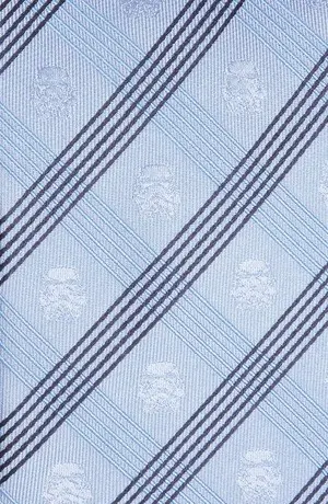 CUFFLINKS, INC. Plaid Stormtrooper Motif Neck Tie