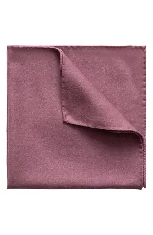 Eton Silk Pocket Square Purple