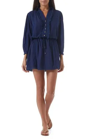 Melissa Odabash Scarlett Cover-up Dress - Navy