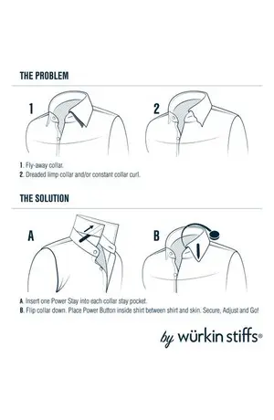 Würkin Stiffs Set Of 3 Slim Tie Bars