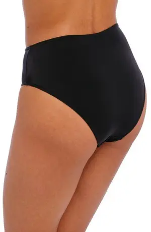 Freya Jewel Cove High-waisted Bikini Bottom - Plain Black