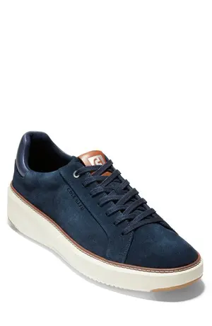 Cole Haan Cole Haan Grandpro Topspin Sneaker Navy Ink Suede