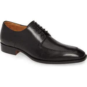Mezlan Moc Toe Derby - Black Leather