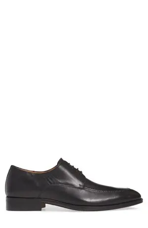Mezlan Moc Toe Derby - Black Leather