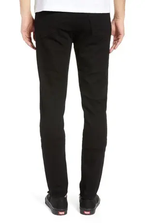FRAME Jagger True Skinny Fit Jeans - Noir