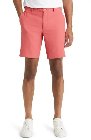 Peter Millar Salem High Drape Performance Shorts Cape Red