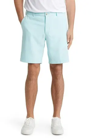 Peter Millar Salem High Drape Performance Shorts Celeste