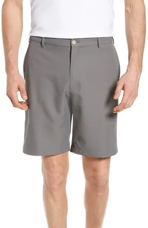 Peter Millar Salem High Drape Performance Shorts Grey