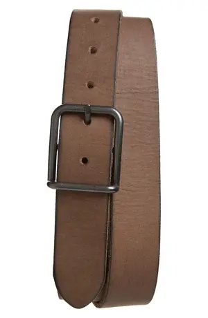 ALLSAINTS AllSaints Leather Belt Grey