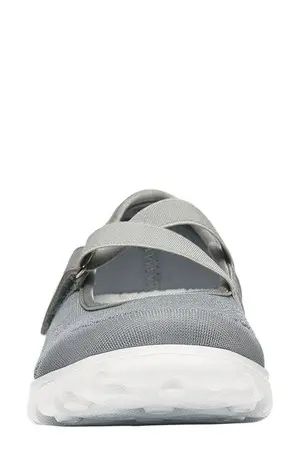 PROPET Travelactiv Mary Jane Sneaker - Silver Fabric