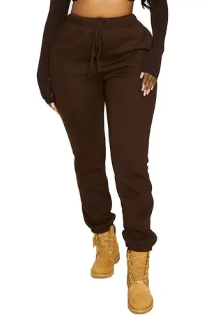 Naked Wardrobe X Lori Harvey Fleece Sweatpants