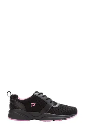 PROPET Stability X Sneaker - Black/ Berry Fabric