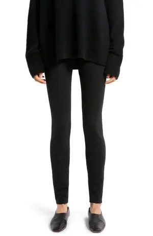 THE ROW Woolworth Stretch Scuba Pants - Black