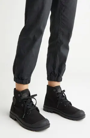 PALLADIUM Pampa Hi Bootie - Black/black